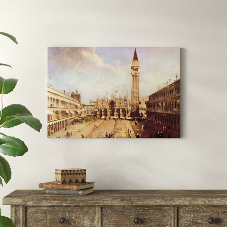 Rosalind Wheeler Piazza San Marco by Canaletto - Wrapped Canvas Rectangle Print | Wayfair.co.uk